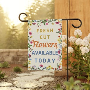 Flower Stand Sign, Fresh Flowers Sign, Flower Farmer, Flower Shop Sign ...