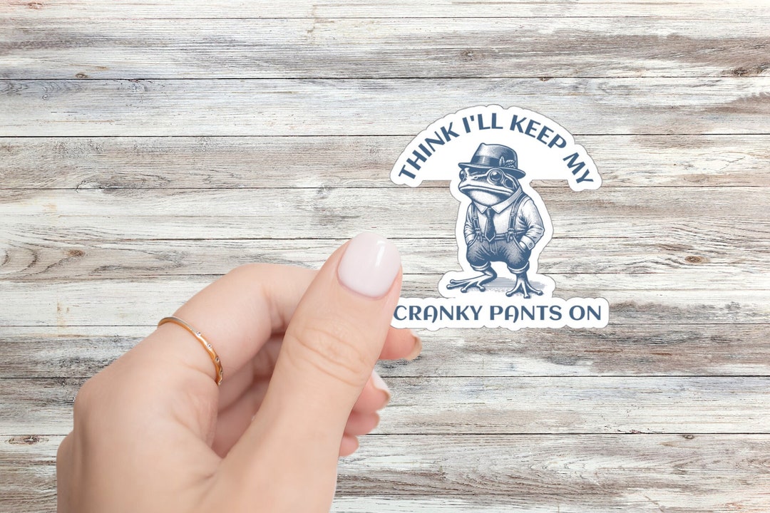 Funny Frog Sticker Funny Stickers Frog Stickers Meme Sticker Frog Gifts ...