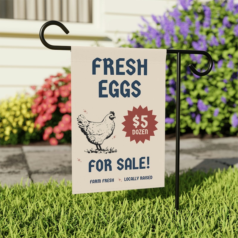 Farm Fresh Eggs Sign - Etsy