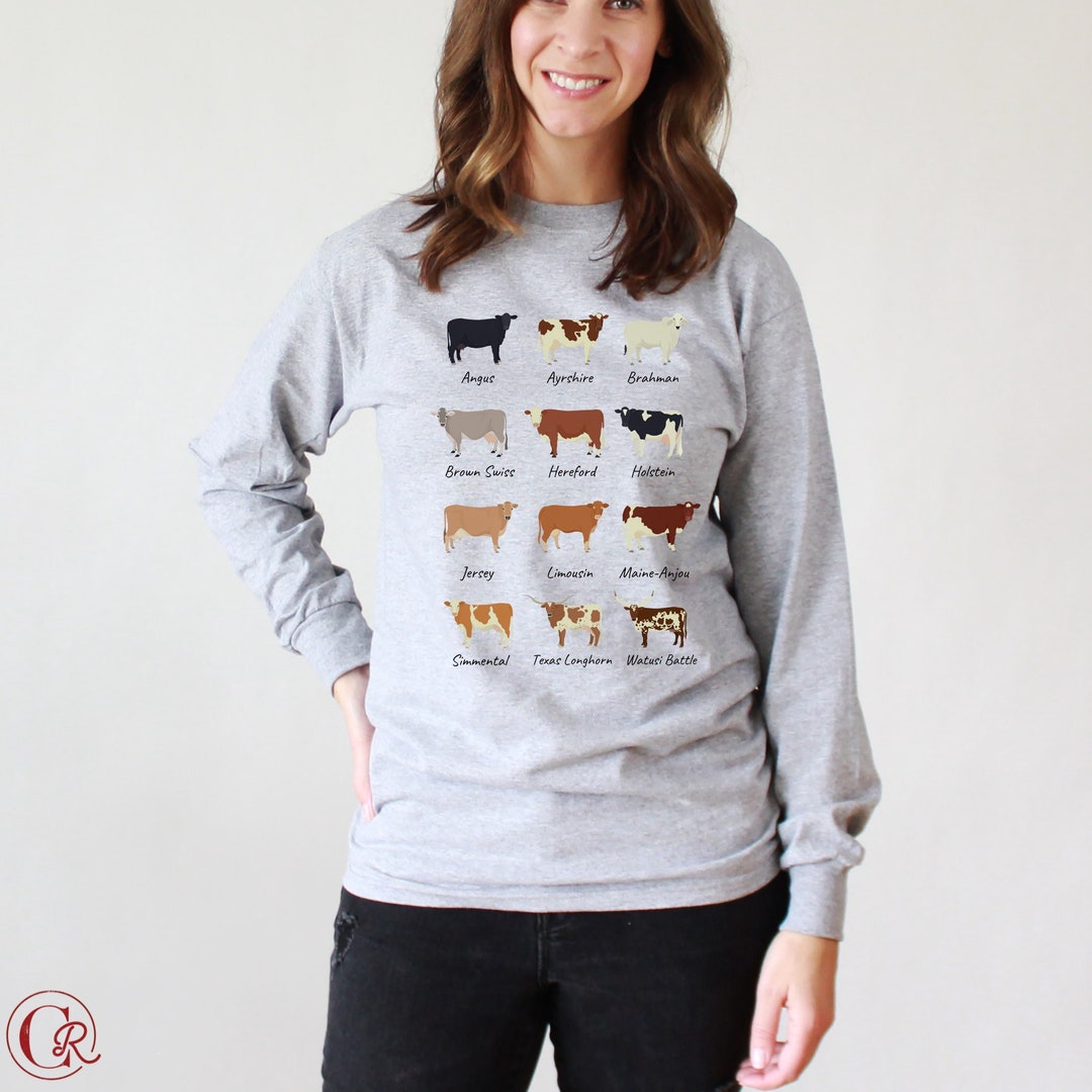 Cow Breed Shirt / Cattle Shirts / Cattle Tshirt / Cow Shirt / Cow Lover ...