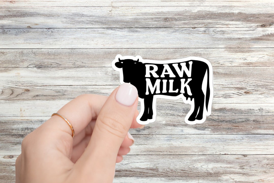 Raw Milk Sticker Homestead Gardening Sticker Gardening Stickers ...