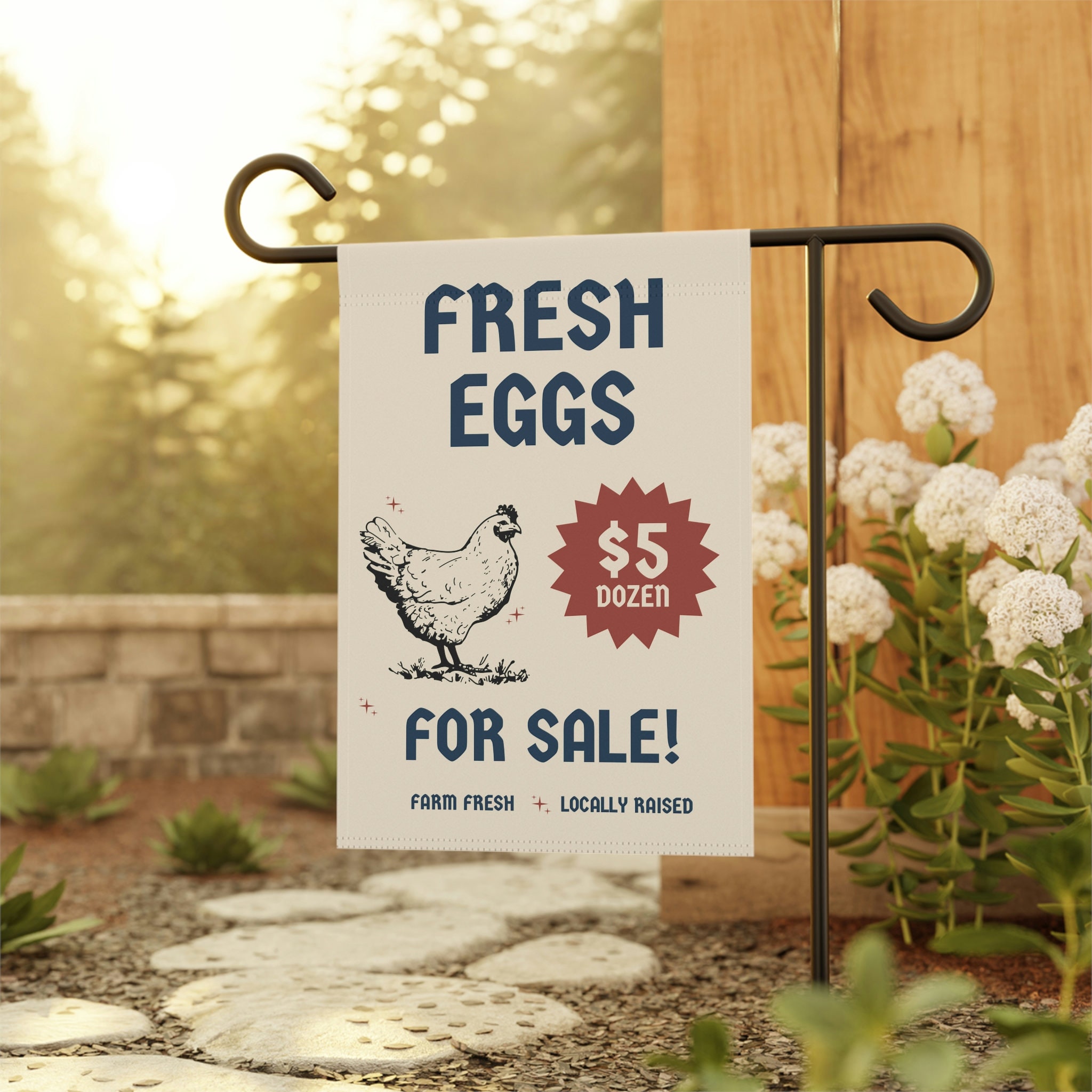 Eggs for Sale Sign Fresh Egg Sign Flag Farm Fresh Eggs Sign Chicken ...