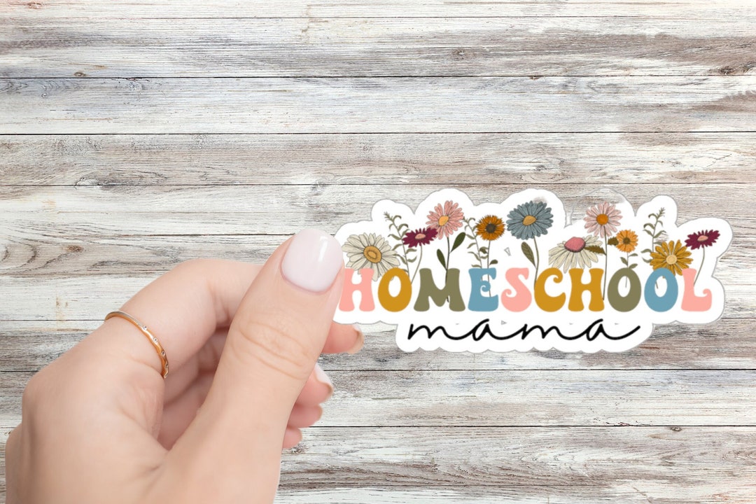 Homeschool Mama Sticker Homeschool Stickers Homeschool Sticker ...