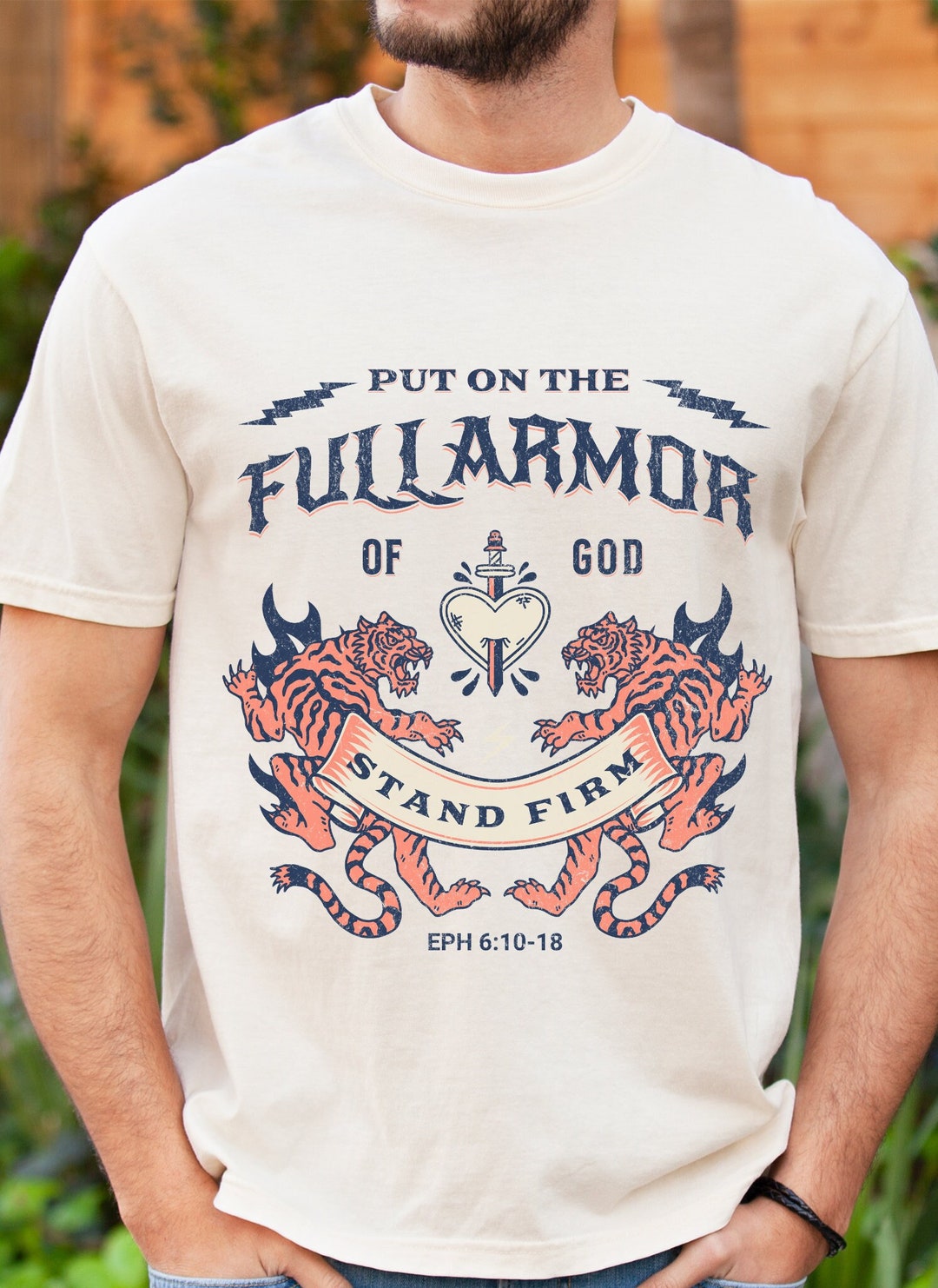 Armor of God Shirt Bible Verse Shirt Christian Apparel Streetwear Faith ...