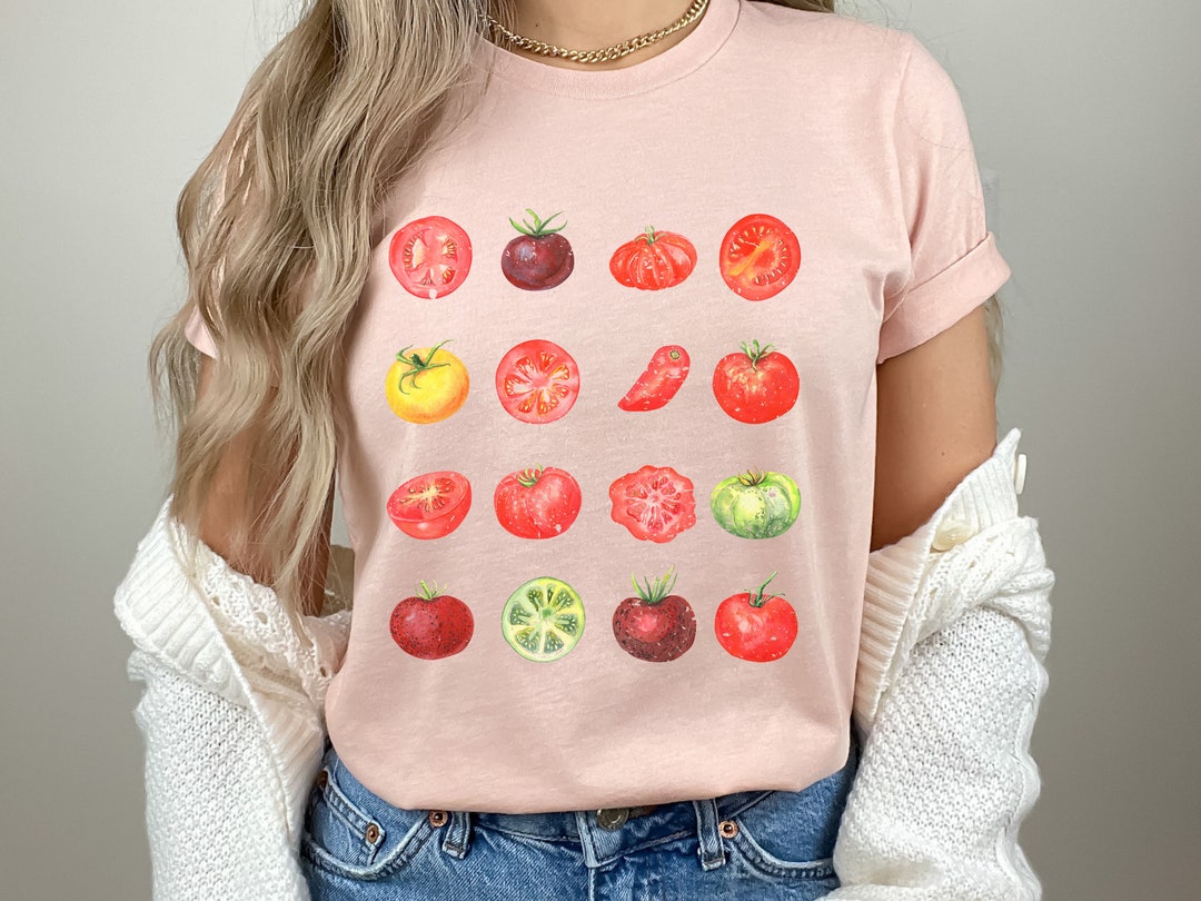 Tomato Shirt Garden Shirt Vegetable Shirt Fruit Shirt Vegan Shirt ...