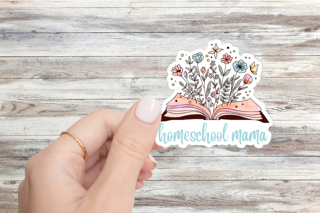 Homeschool Mama Sticker Homeschool Stickers Homeschool Sticker ...