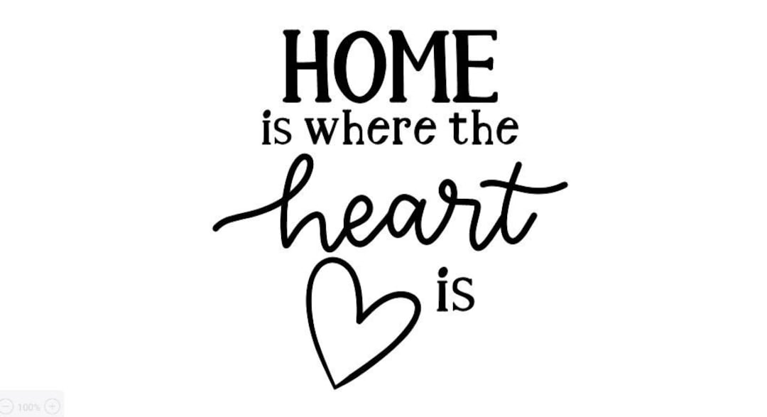 Home is Where the Heart is Decal Home is Where the Heart is Vinyl - Etsy