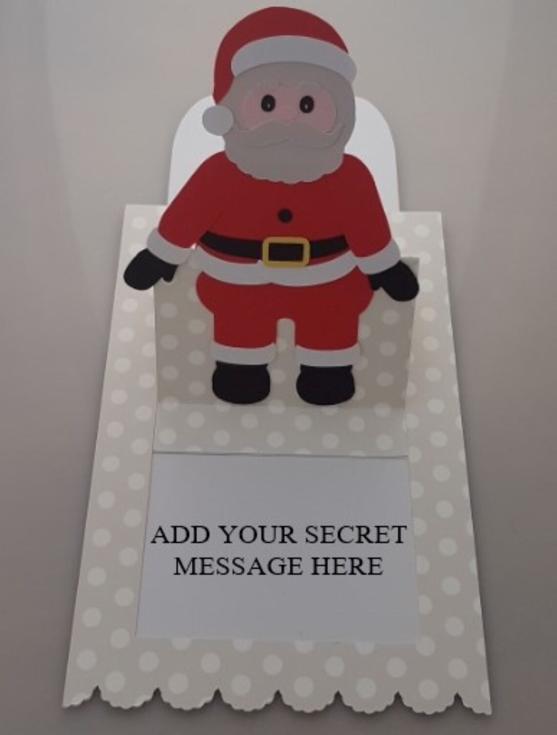 Santa Pop up Card Svg / Cricut Santa Pop up / Silhouette Santa | Etsy