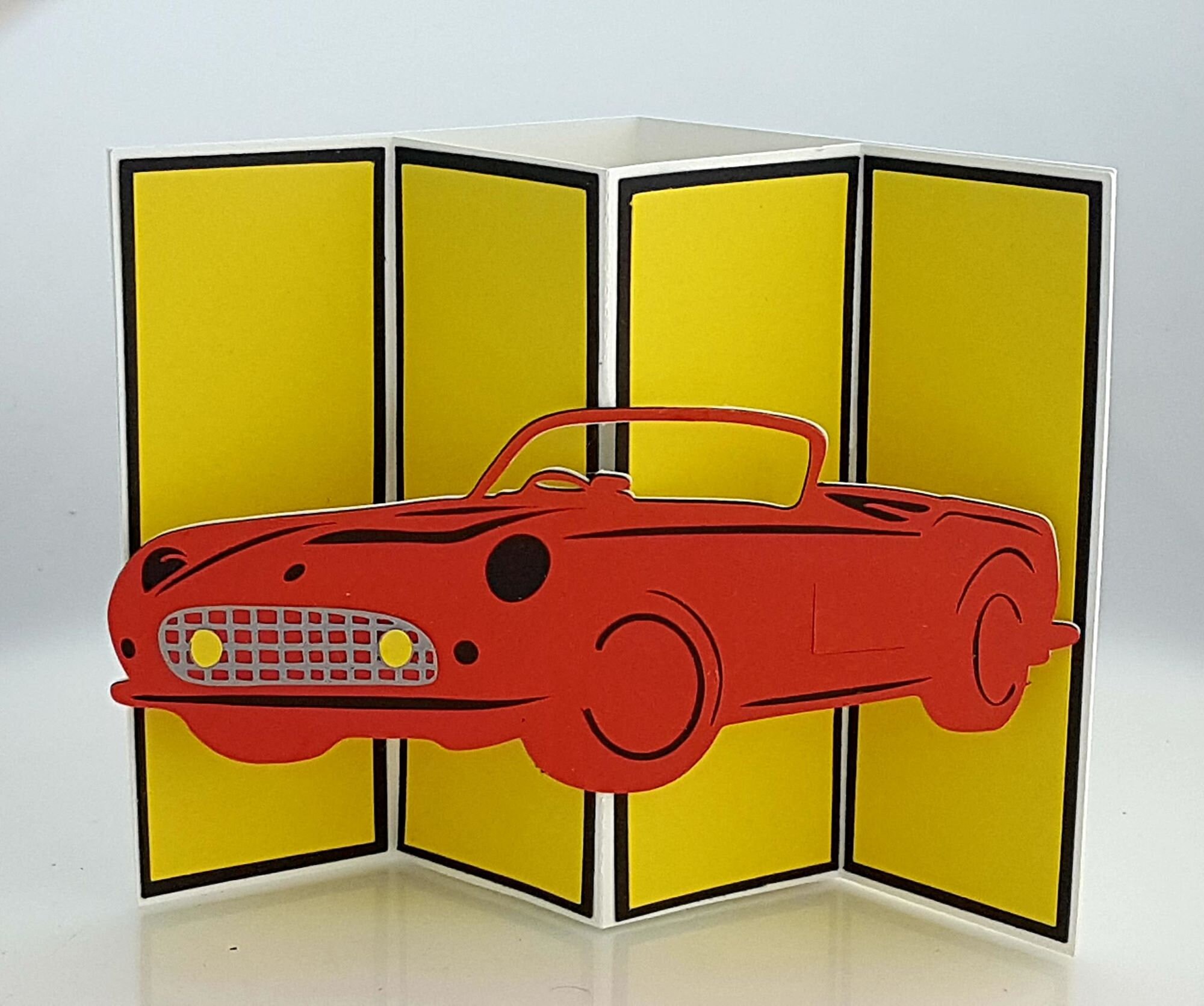 Sports Car Pop Out Card SVG for Electronic Cutting Machines - Etsy ...