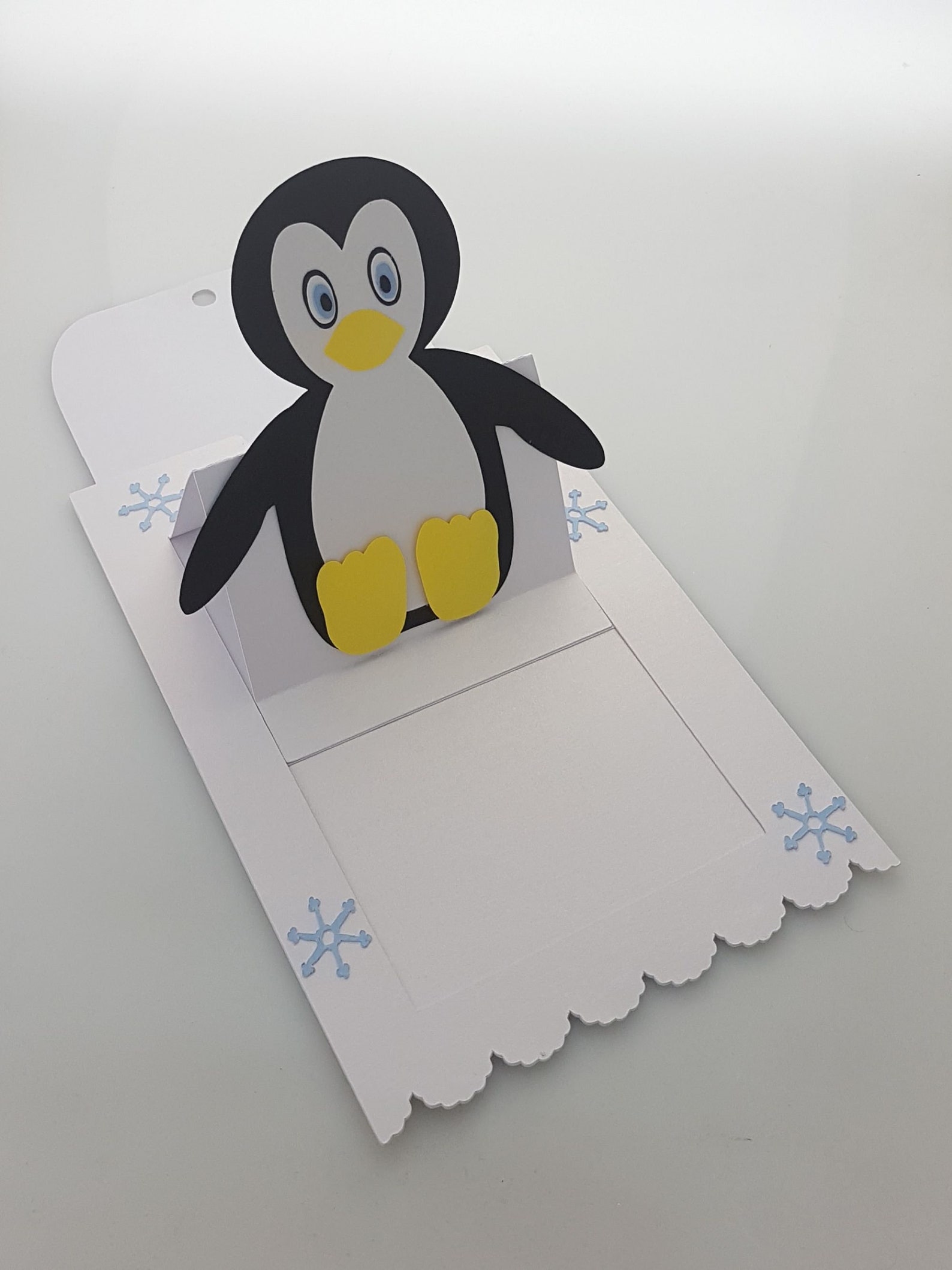 Penguin Pop up Card Svg / Cricut Penguin Pop up Card / Silhouette ...