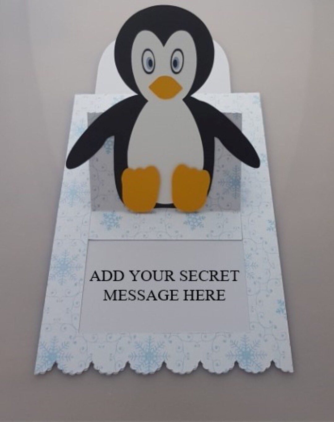 Penguin Pop up Card Svg / Cricut Penguin Pop up Card / Silhouette ...
