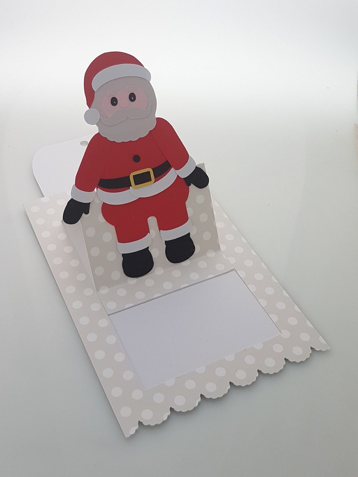 Santa Pop up Card Svg / Cricut Santa Pop up / Silhouette Santa | Etsy