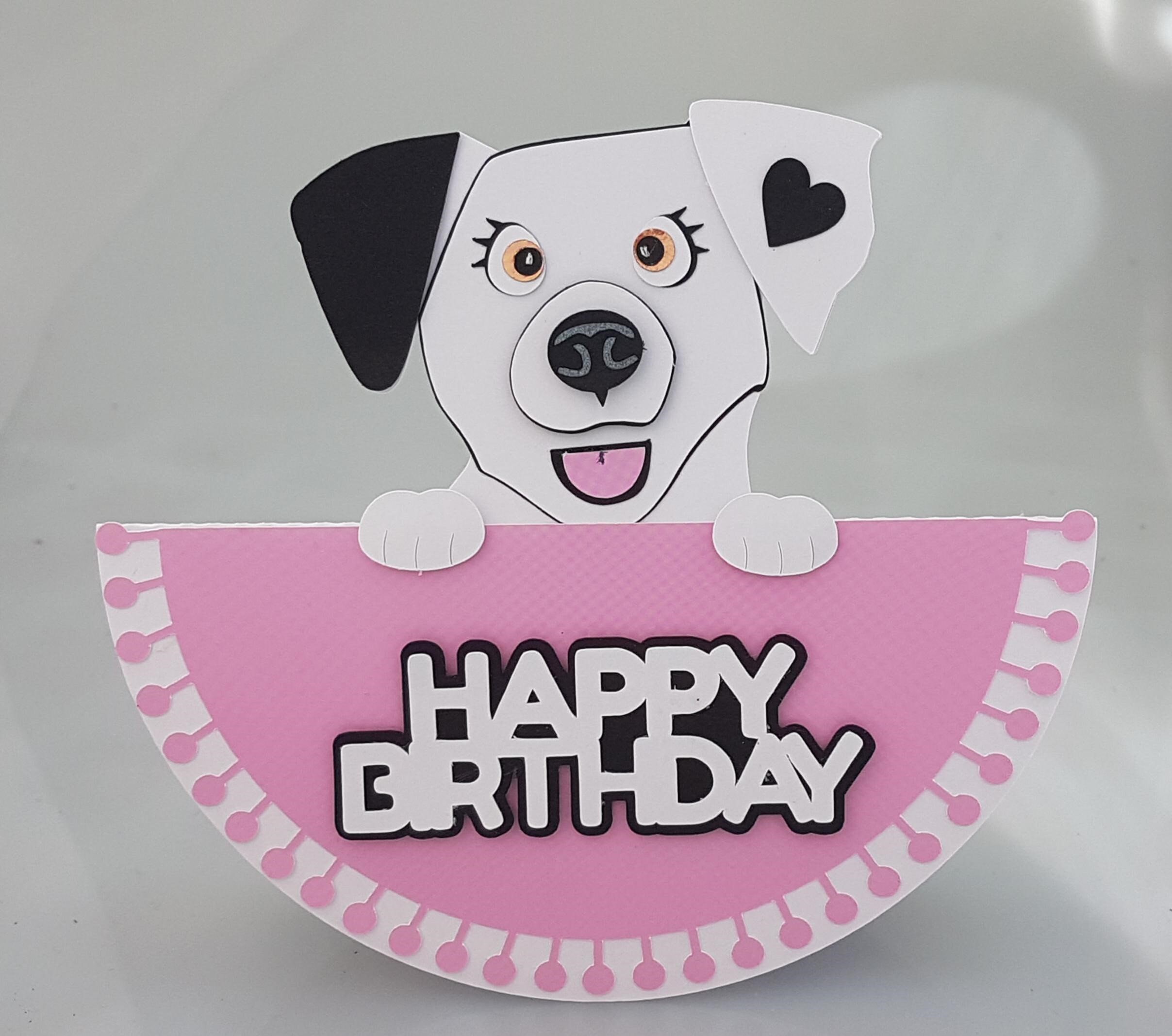 Puppy Rocker 3d card SVG Cutting File Compatible with | Etsy