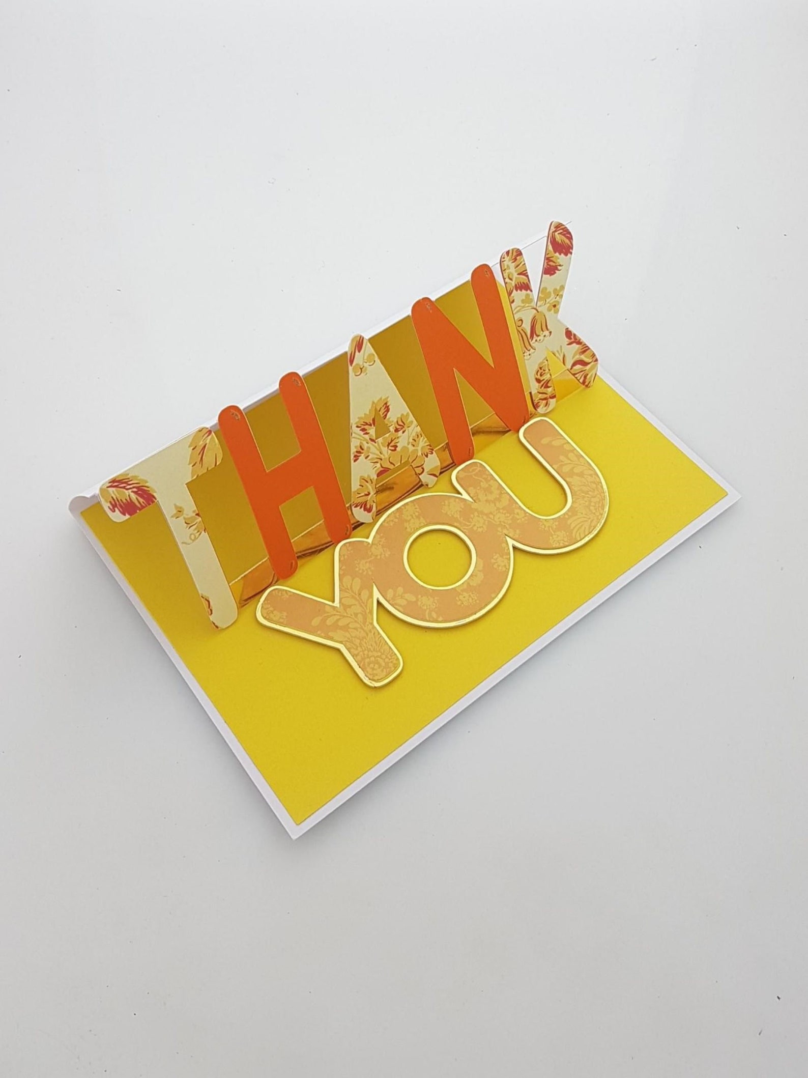 3d Thank You Easel Card SVG Cutting File Suitable for Cricut ...
