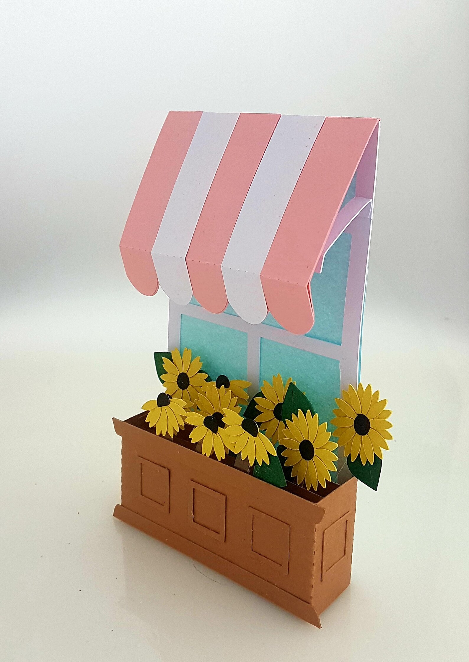 Window Box Pop up Box Card SVG Cutting File for Cricut - Etsy