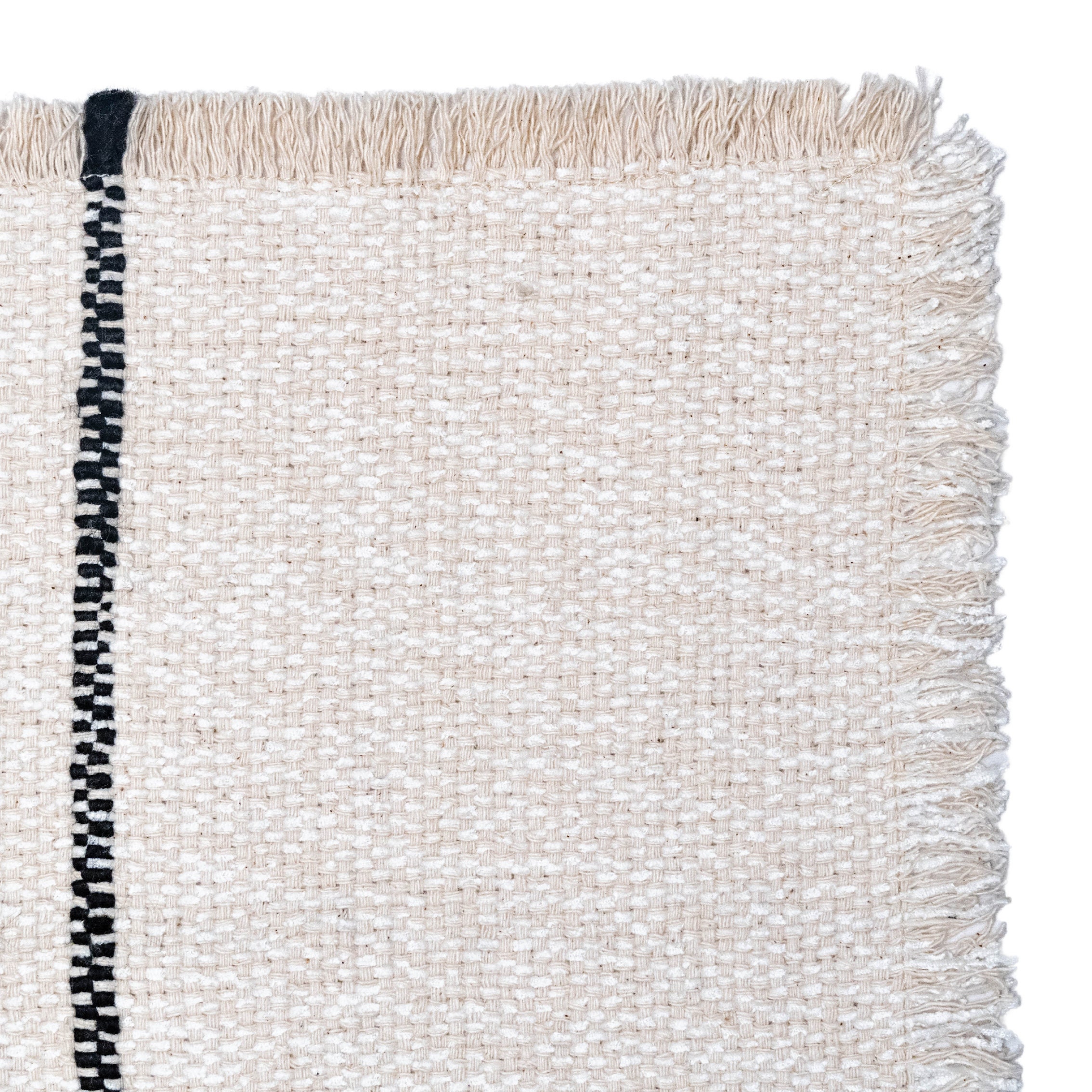 Handmade Handwoven White Cotton Linen Placemat With Single - Etsy