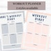 Weekly Schedule Digital Printable Self Development 12 Monthly Weekly ...