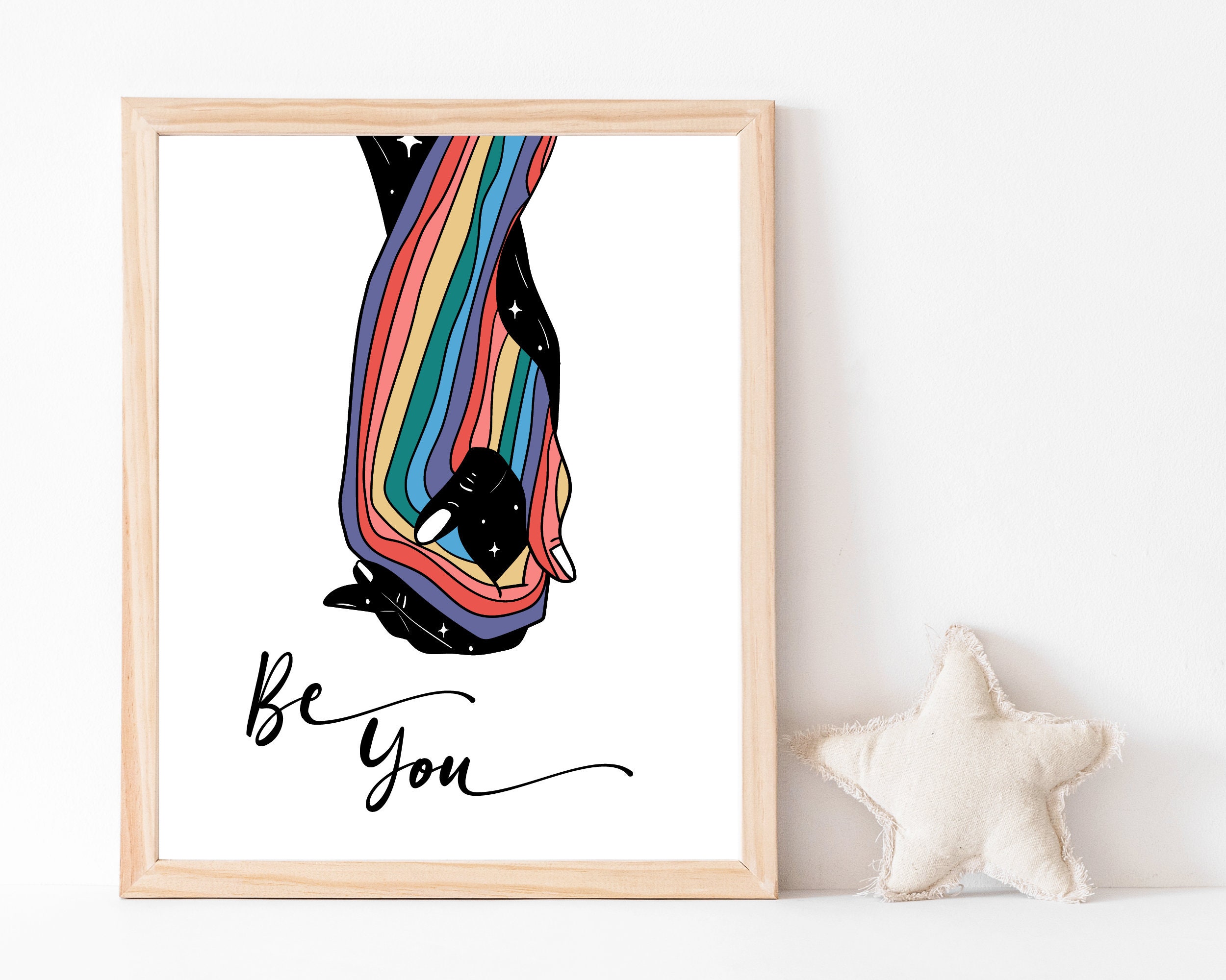 Pride Print LGBT Personalised Print LGBT Poster Card | Etsy