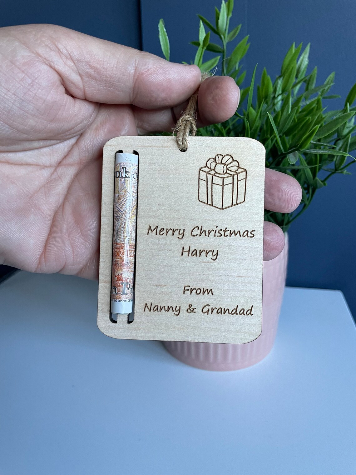 Personalised Money Holder Wooden Keepsake Money Voucher - Etsy UK