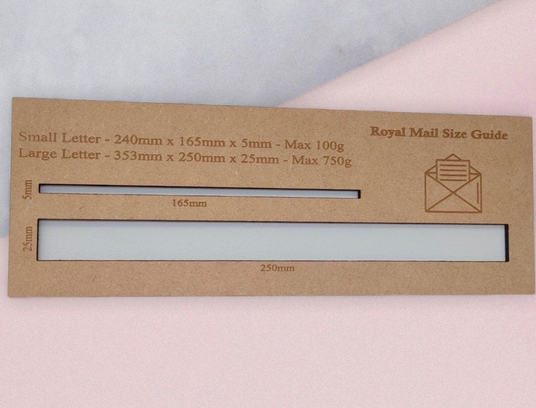 Royal Mail Letter Small Large Letter Sort Size Guide Postage | Etsy