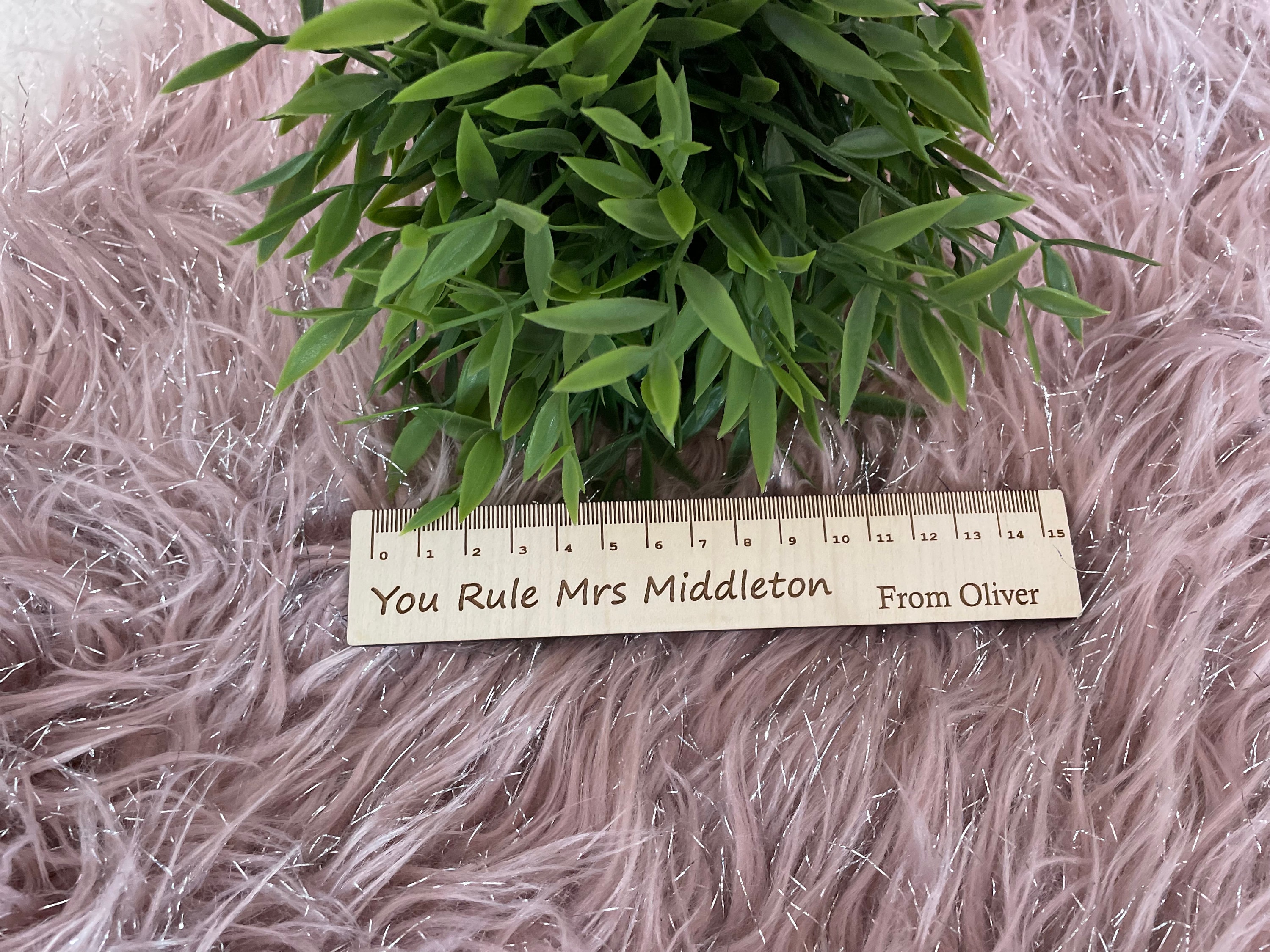 Personalised Teacher Gift Wooden Ruler Engraved Wooden Ruler - Etsy UK