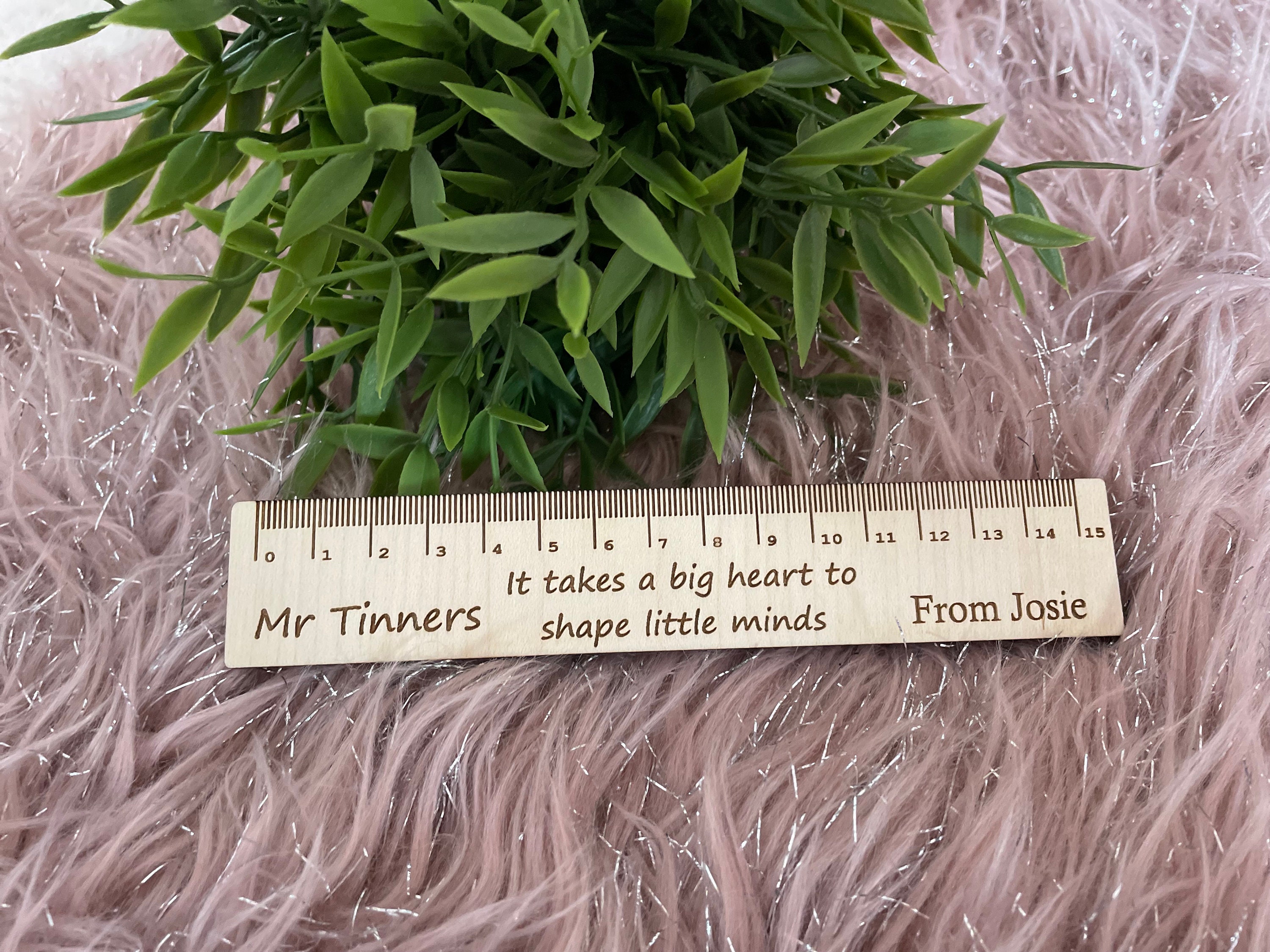 Personalised Teacher Gift Wooden Ruler Engraved Wooden Ruler - Etsy