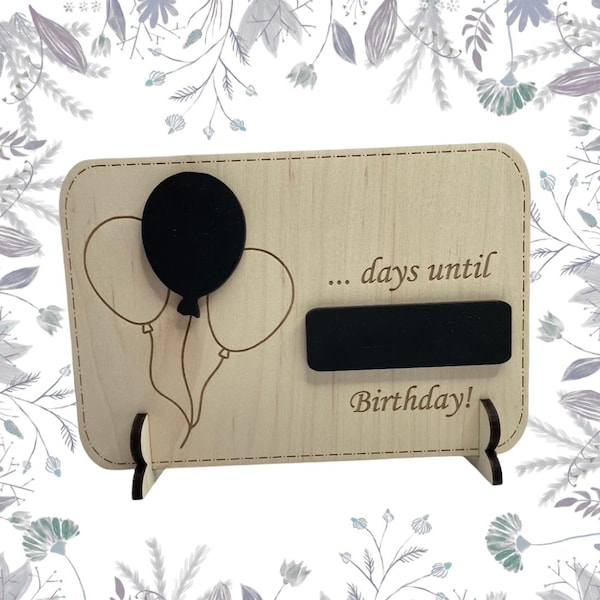 Birthday Countdown Board - Etsy