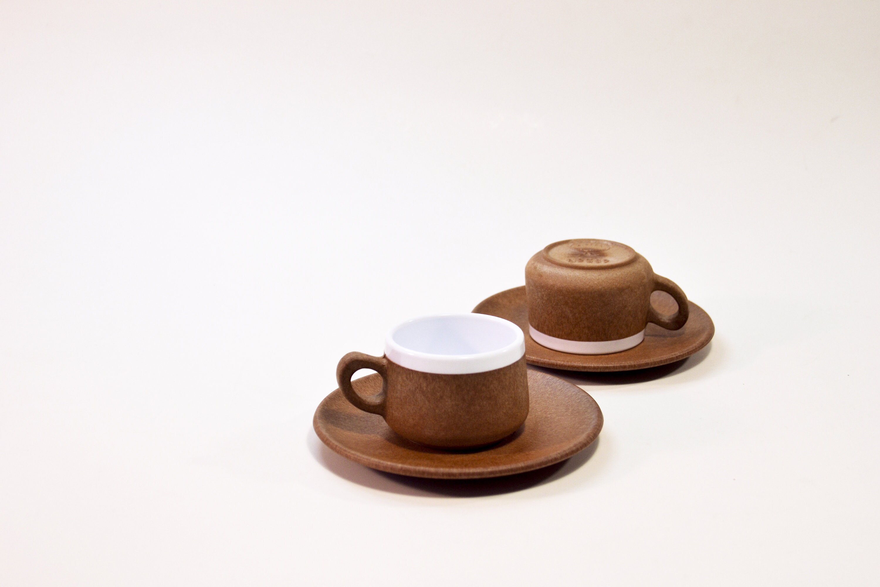Vintage Mini Cups Biofal Made in Greece With Saucers - Etsy