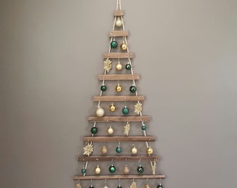 Christmas Tree Wall Display for 25 Ornaments - Etsy