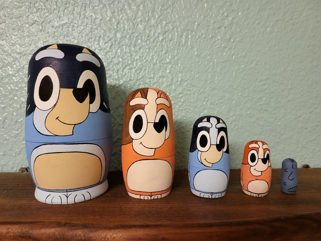 Bluey Nesting Dolls - Etsy