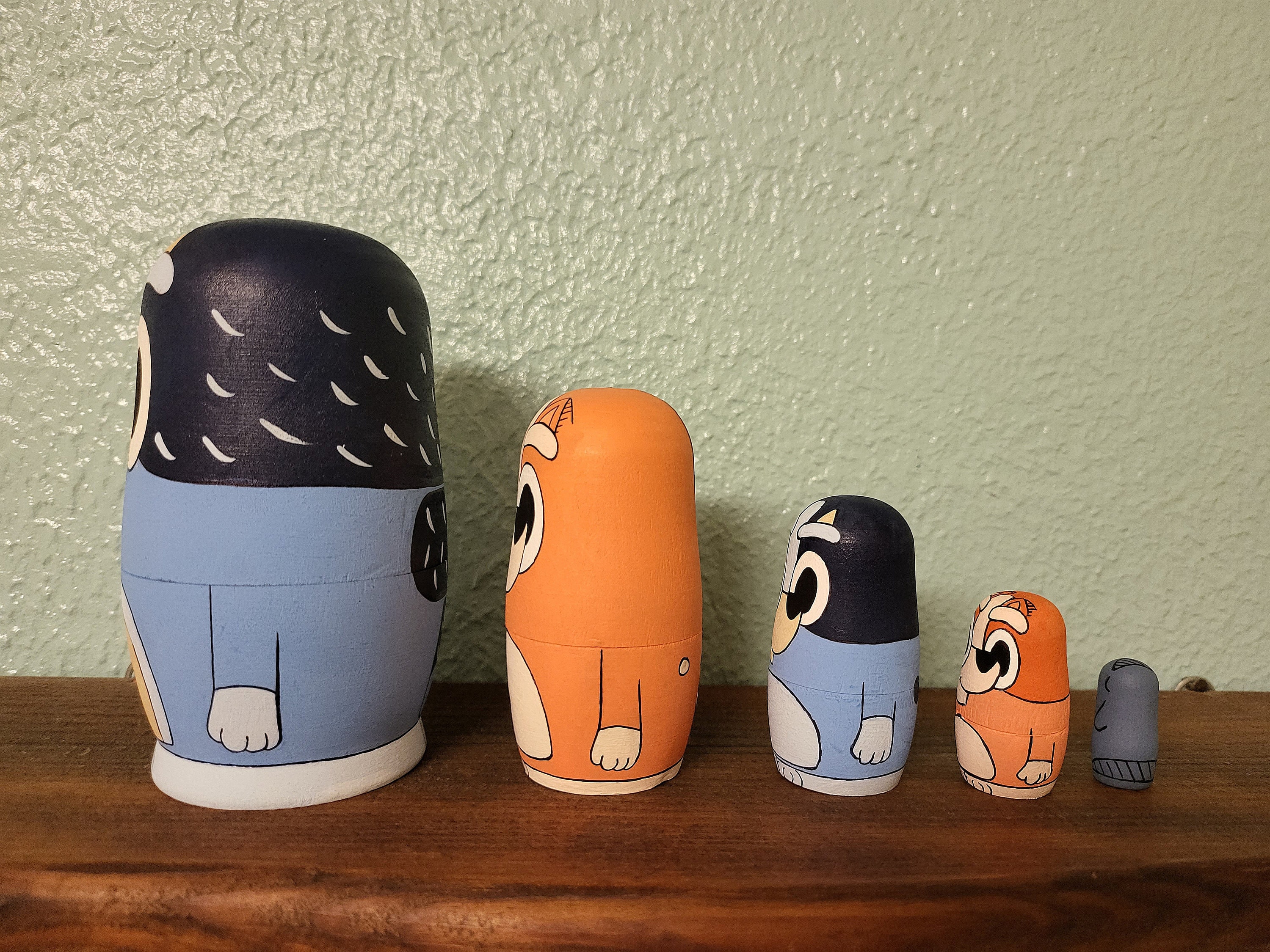 Bluey Nesting Dolls - Etsy