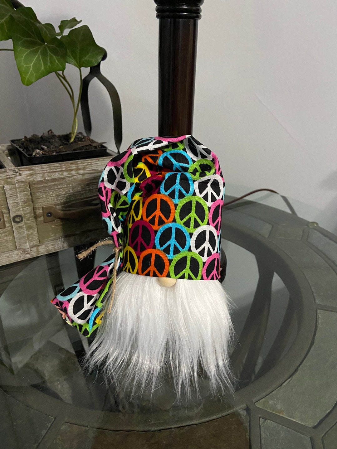 Peace Sign Gnome - 7 Inch - Etsy