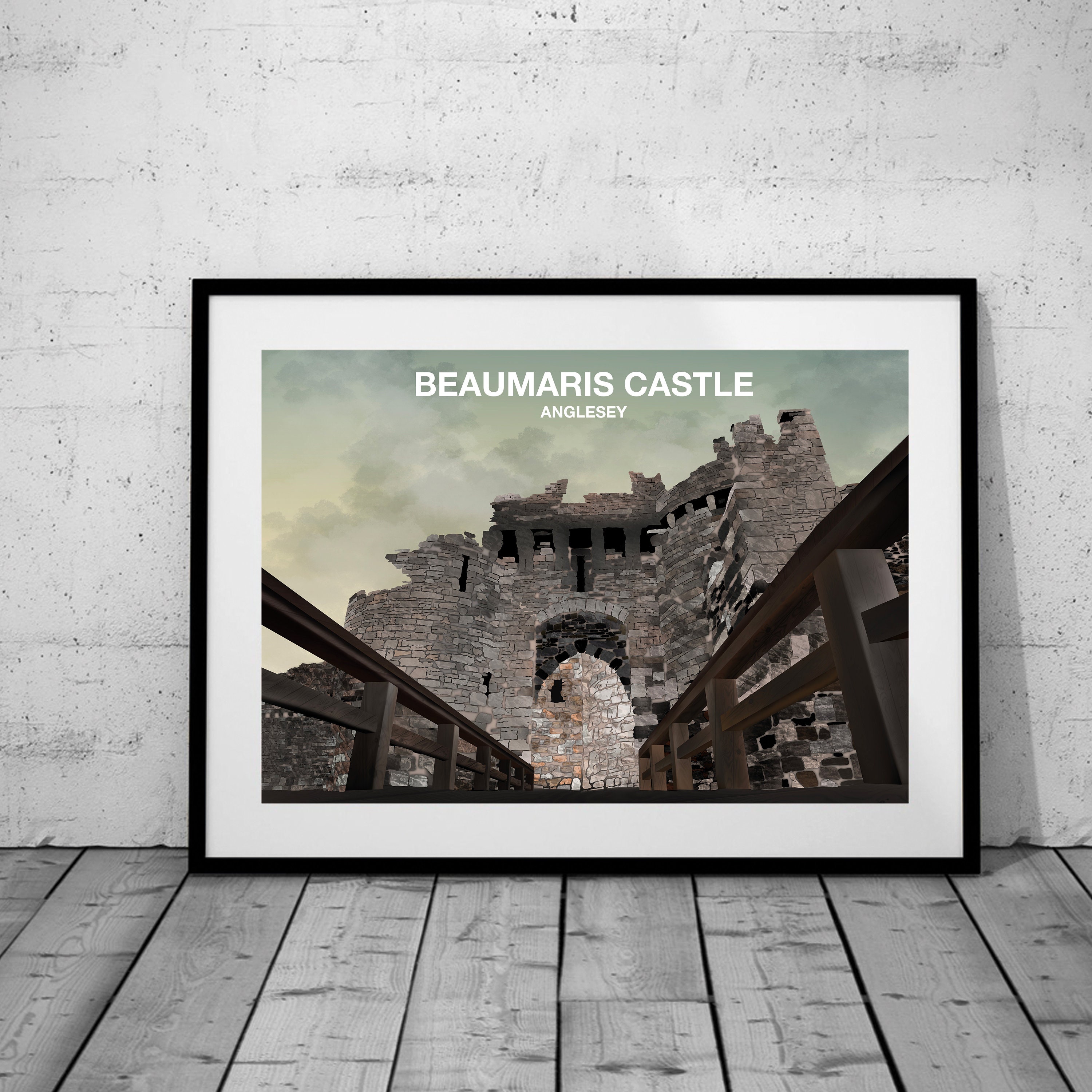 Beaumaris Castle Beaumaris Castle Print Beaumaris | Etsy