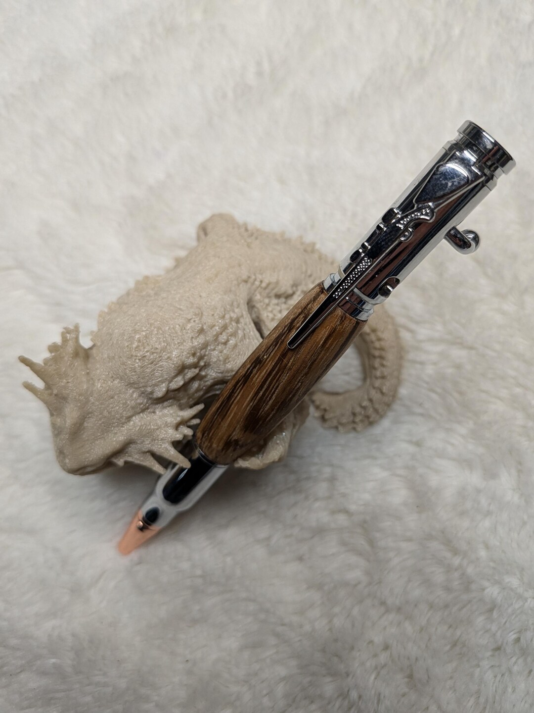 Handcrafted Zebrawood Bolt Action Pen | Unique Gift for Writers ...