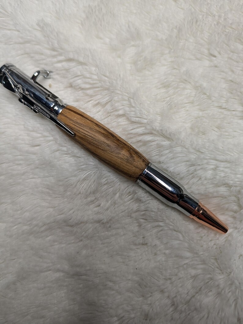 Handcrafted Zebrawood Bolt Action Pen | Unique Gift for Writers ...