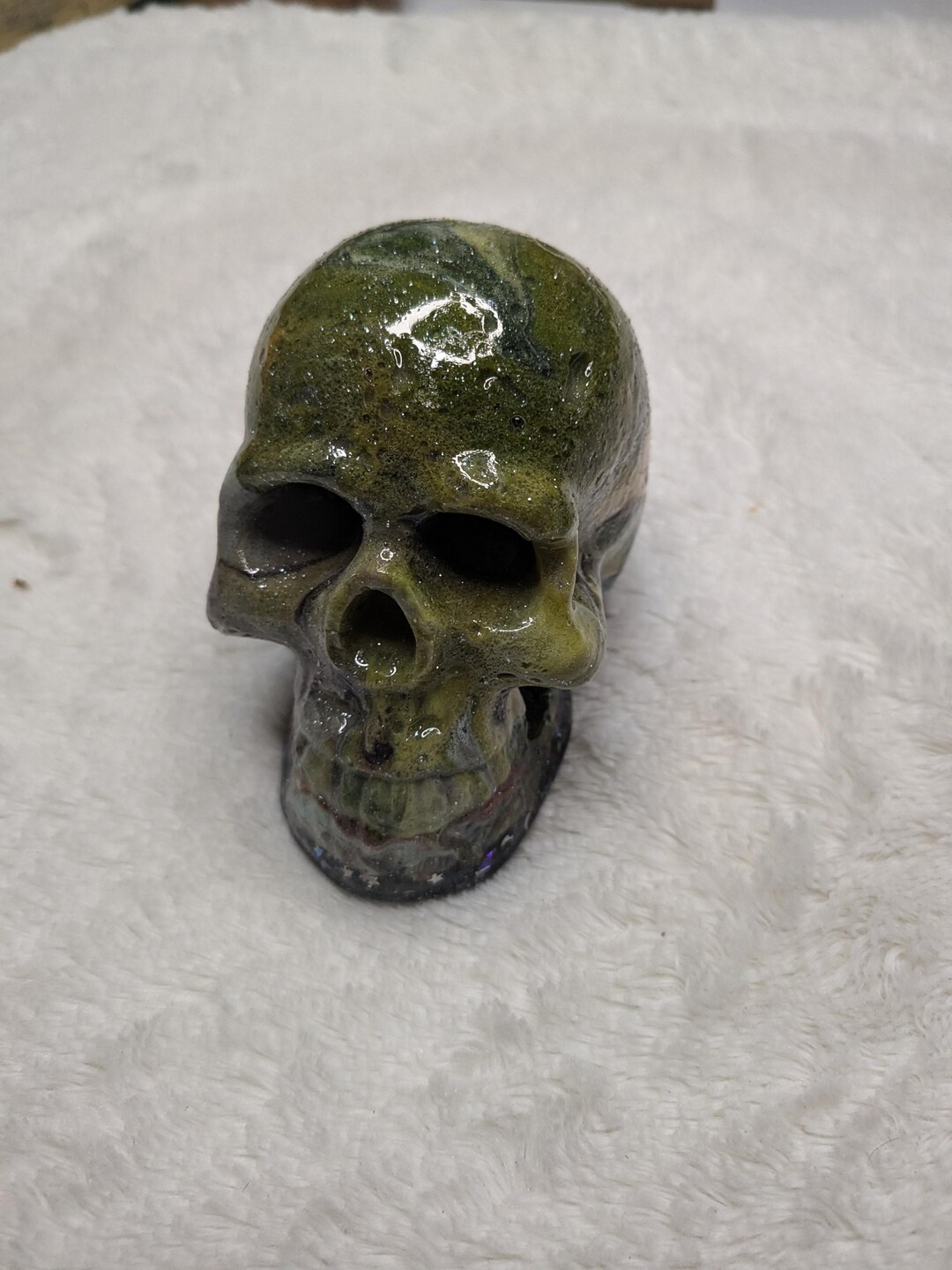 Filament Leftover and Epoxy Skull - Etsy