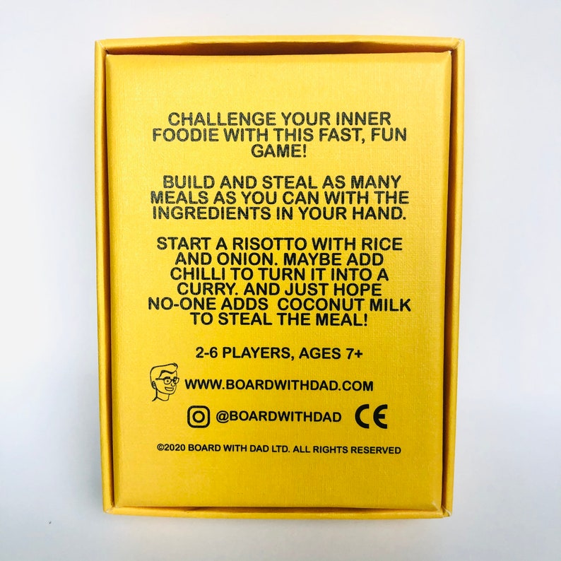 Steal the Meal: The Card Game | Etsy