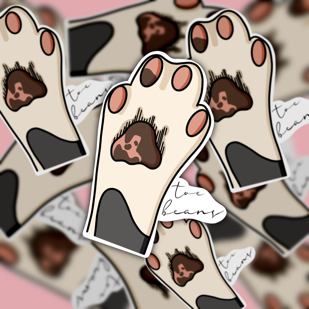 CUSTOMIZABLE Toe Beans Sticker - Etsy