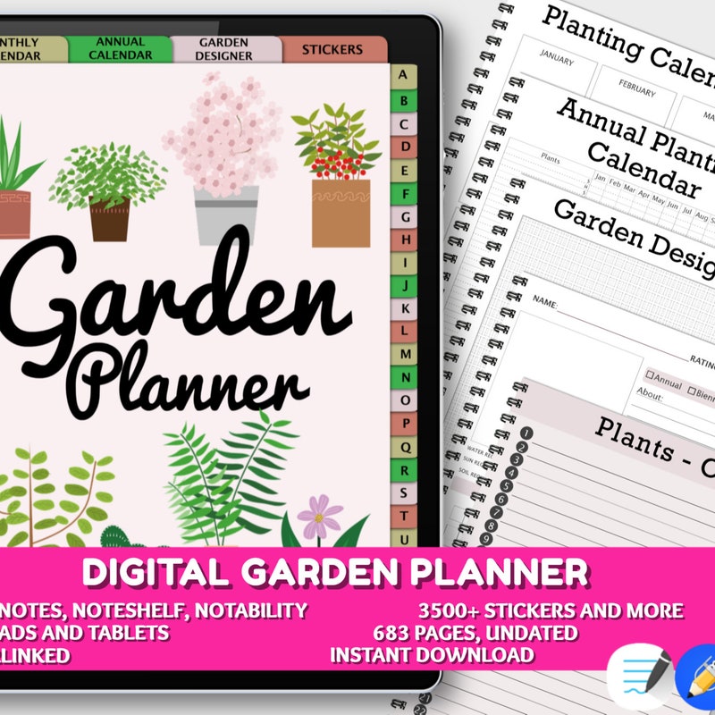 Garden Journal - Etsy