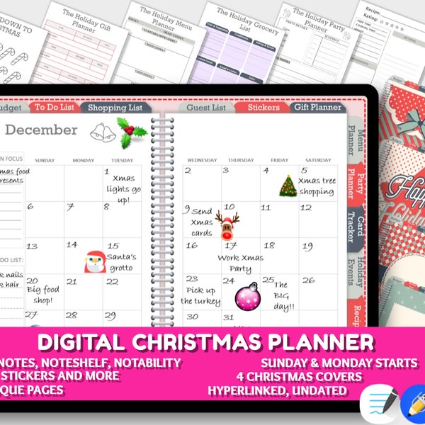 Christmas Planner - Etsy