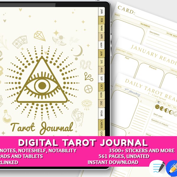 Tarot Journal - Etsy