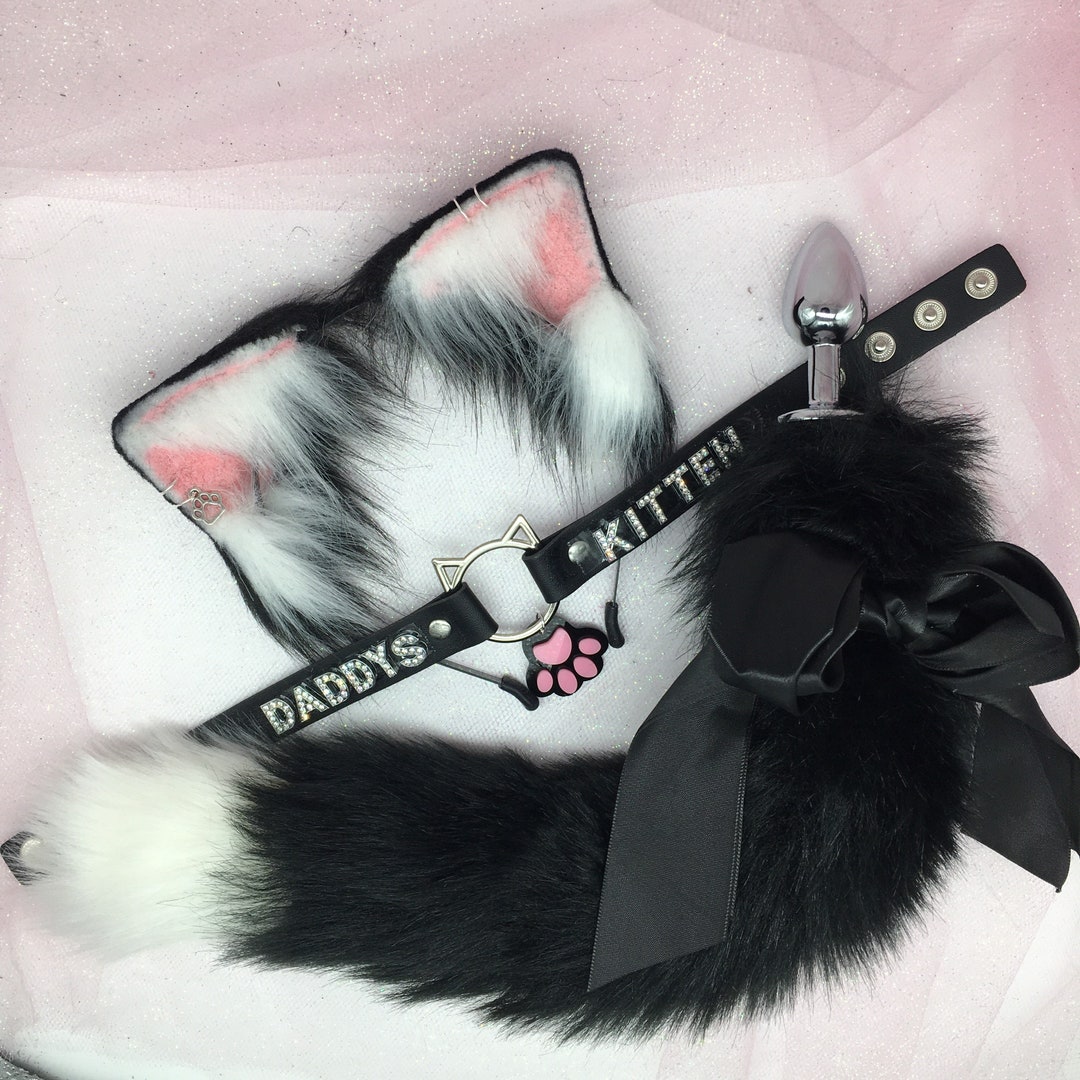 18 Mature Pet Play Starter Set Fox Kitty White Pink Black - Etsy