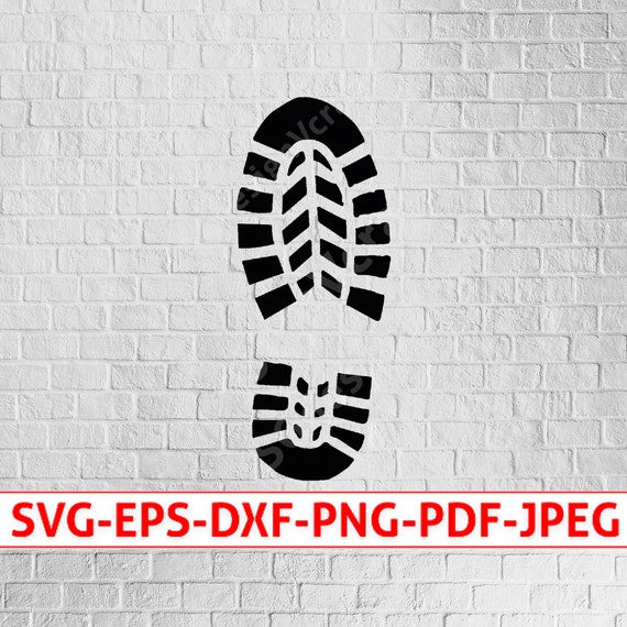 Boot Print SVG Boot Print PNG Boot Print Cut File Boot | Etsy