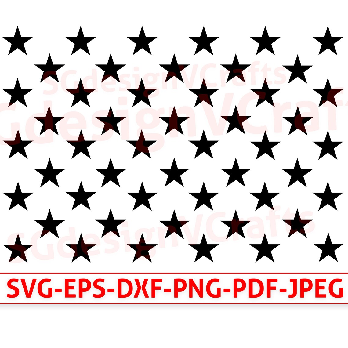 50 Stars united States of America USA Flag Design50 Stars - Etsy