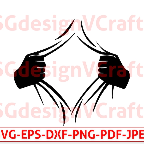 Hands Ripped Shirt - Etsy