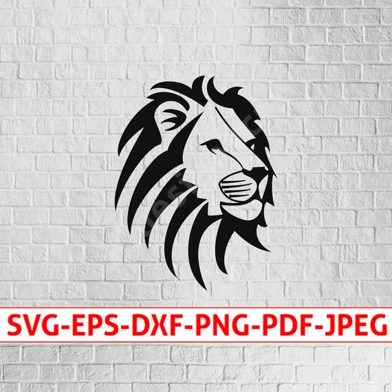 Lion Head Silhouette Png