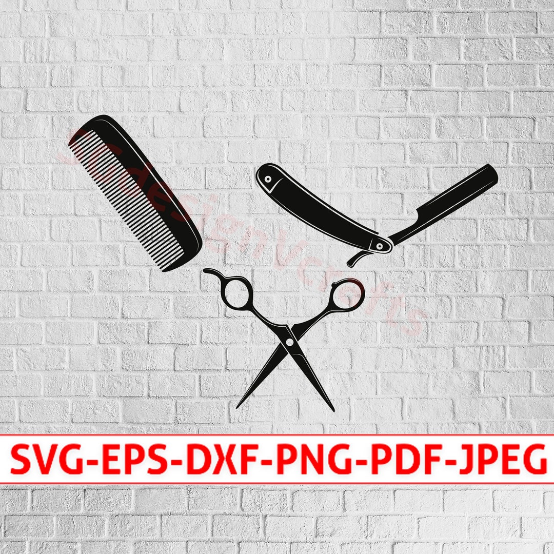 Barber SVG Barber Logo Clipart Barber Stuff Svg Razor SVG - Etsy
