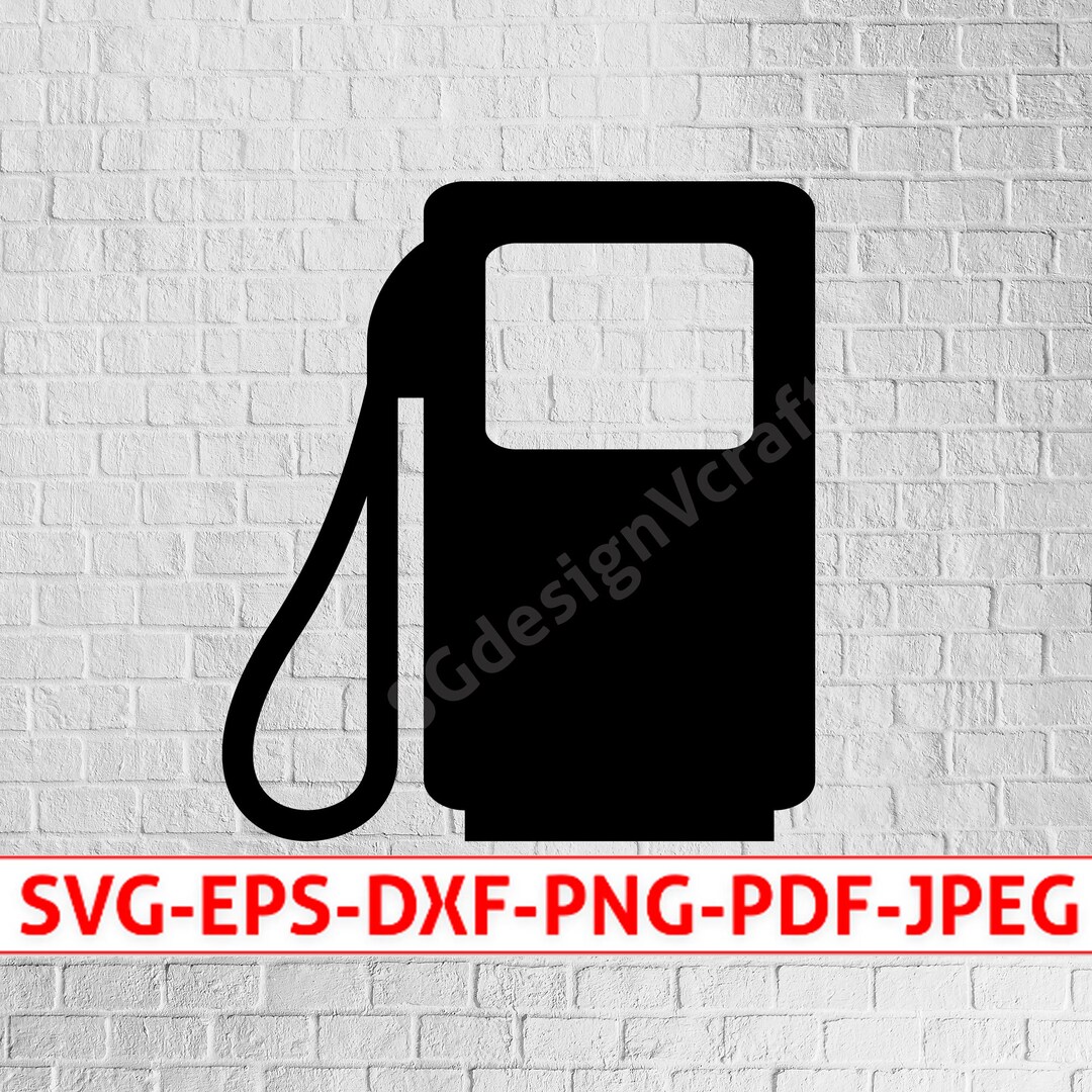 Gas Pump SVG Gas Pump PNG Gas Pump DXF Gas Pump Silhouette - Etsy