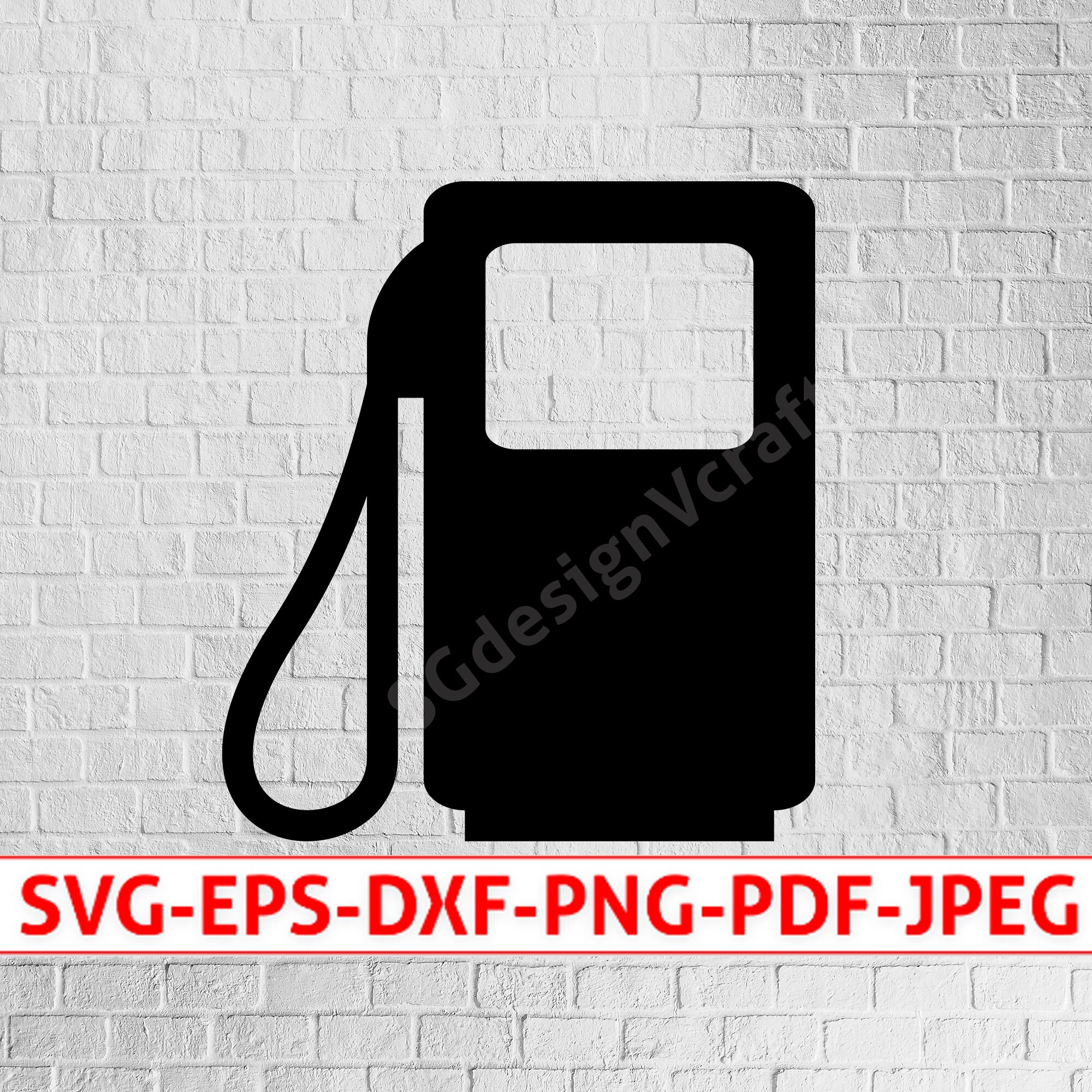 Gas Pump SVG Gas Pump PNG Gas Pump DXF Gas Pump Silhouette - Etsy