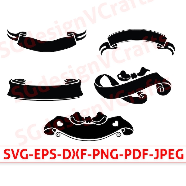 Scroll Clip Art - Etsy